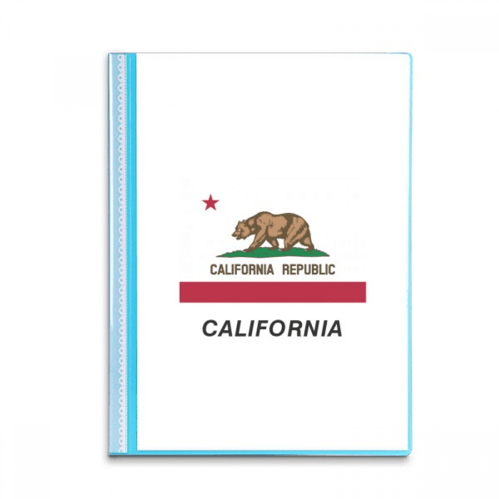 American State Flag Contour California Book Sheet Protectors Portfolio ...