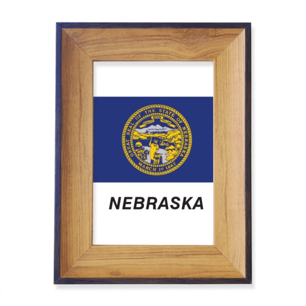 American State Flag Contour Nebraska Photo Frame Exhibition Display Art ...