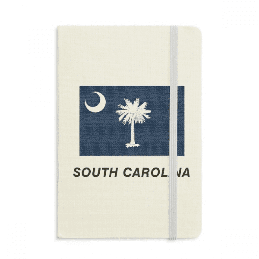 American State Flag Outline South Notebook Official Fabric Hard Cover ...