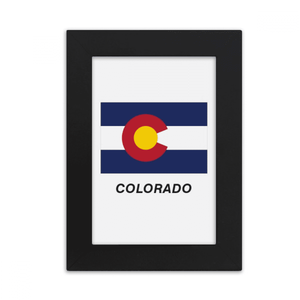 American State Flag Profile Colorado Desktop Photo Frame Picture ...