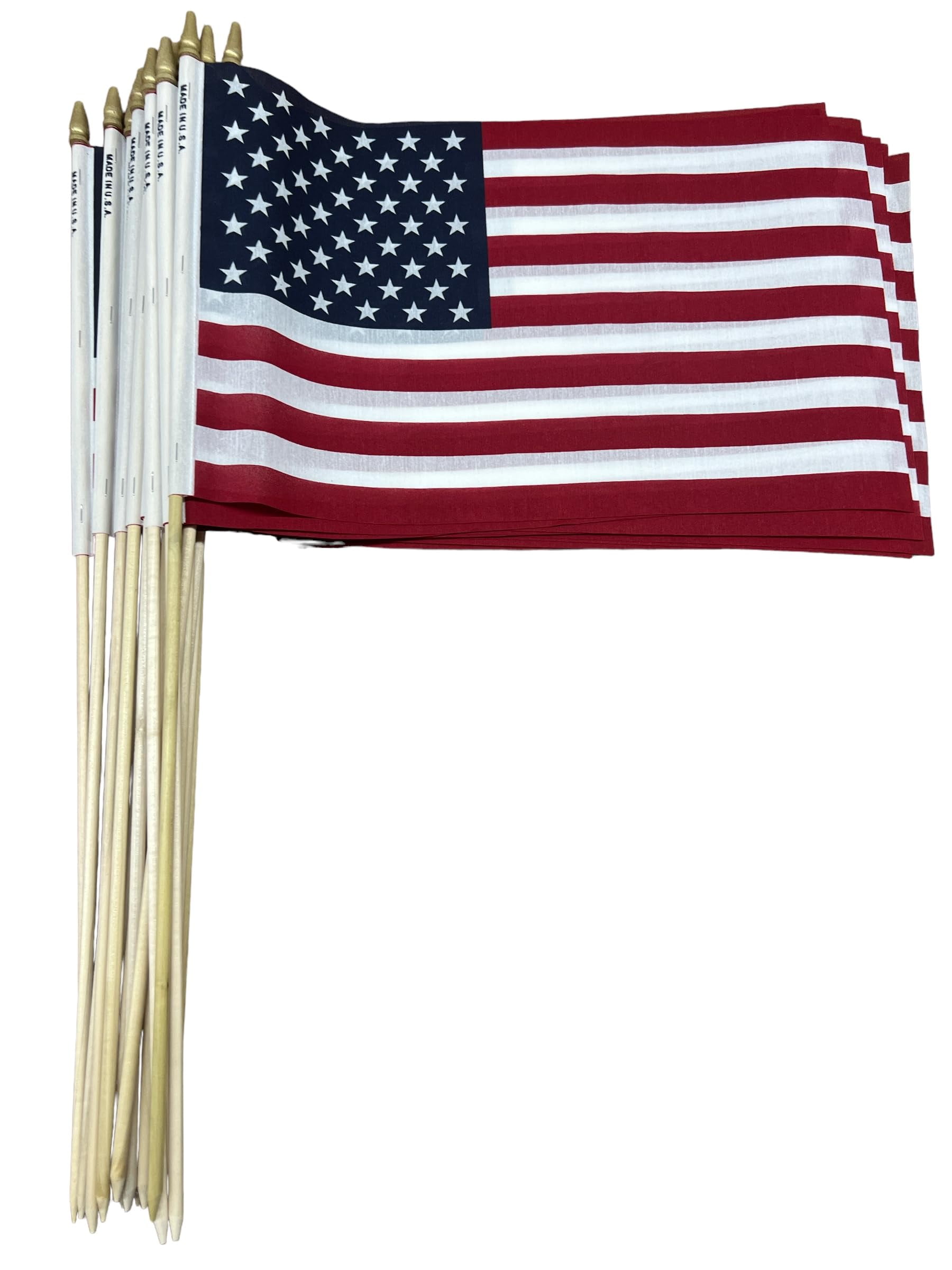 American Stick Flags 12x18 Inch Heavy Duty Material, Sewn Sleeve No ...