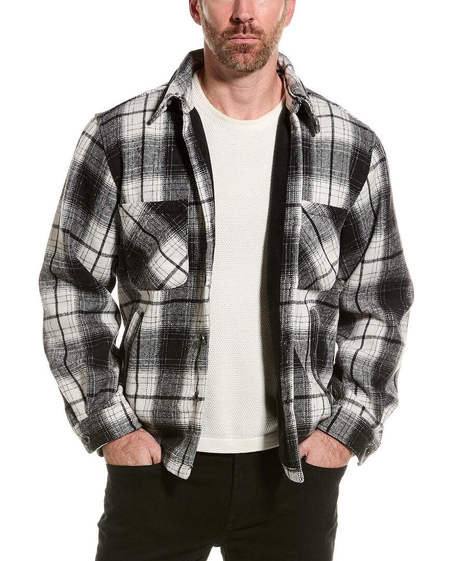 American Stitch Men's Plaid Flannel Jacket, sizes S-2XL - Walmart.com