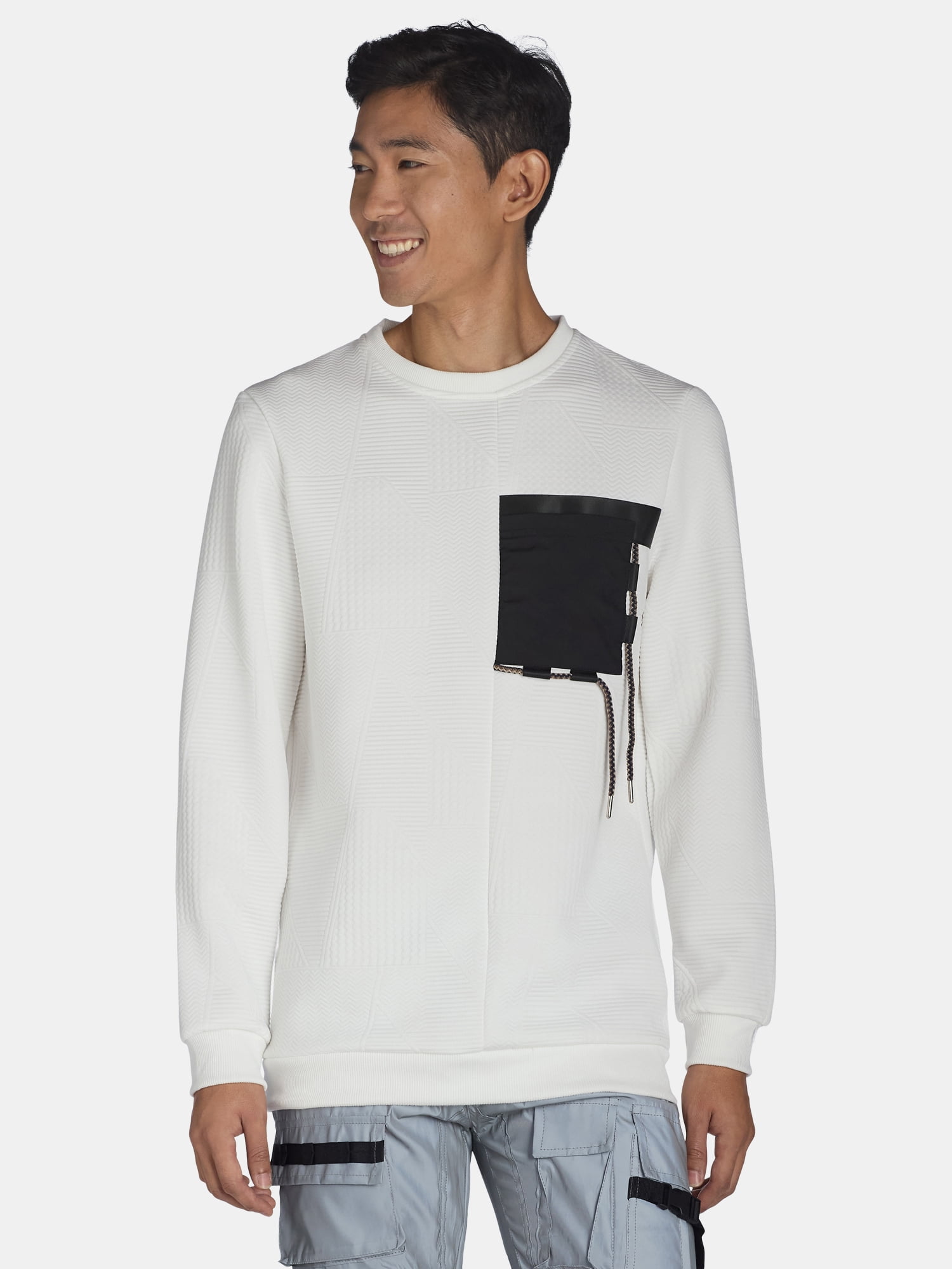 American Stitch Men's Textured Thermal Top with Chest Pocket, Sizes S ...