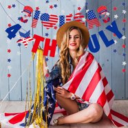 Pennant Banners String Flag Triangles Party Decor Multi Color Nylon 50M ...