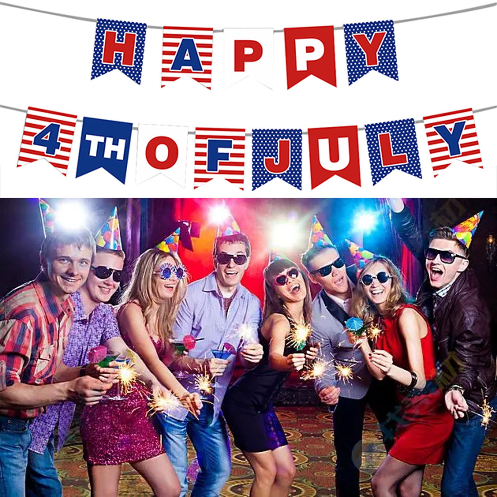 American String Flag American String Flag Pennant Banner, Small Mini US ...