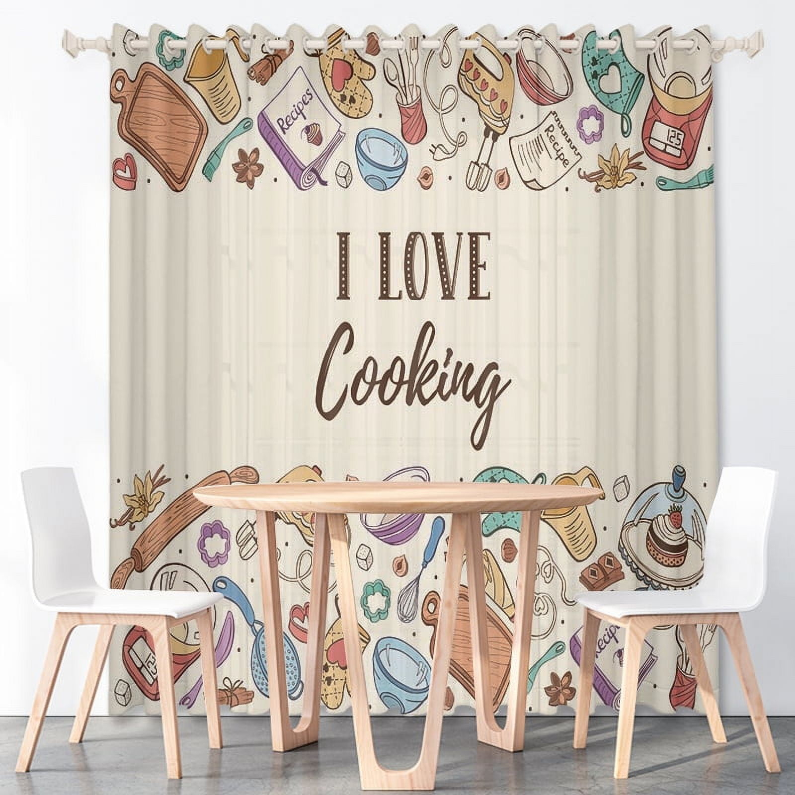 American Style Burger Cuisine Custom Curtains Fries Beer Fried Chicken ...