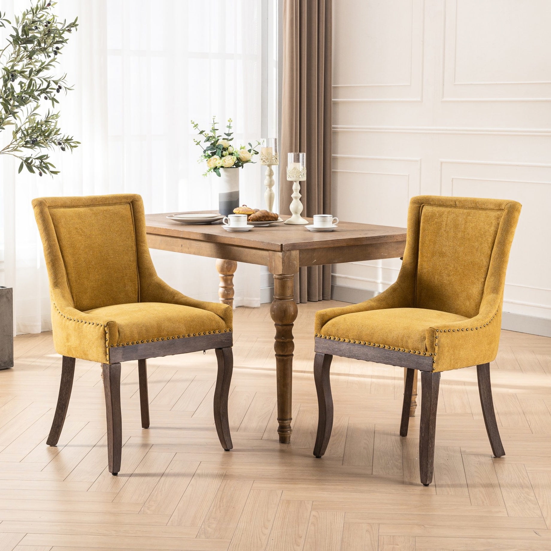 American - Style Side Chairs for Dining | High - Elasticity Foam for ...