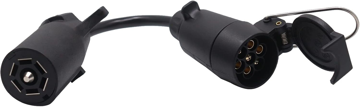 American Style Truck End 7 Way Blade Connector to European Style ...