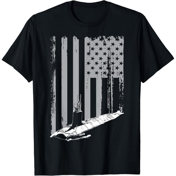 American Subr Flag Sub T Shirt - Walmart.com