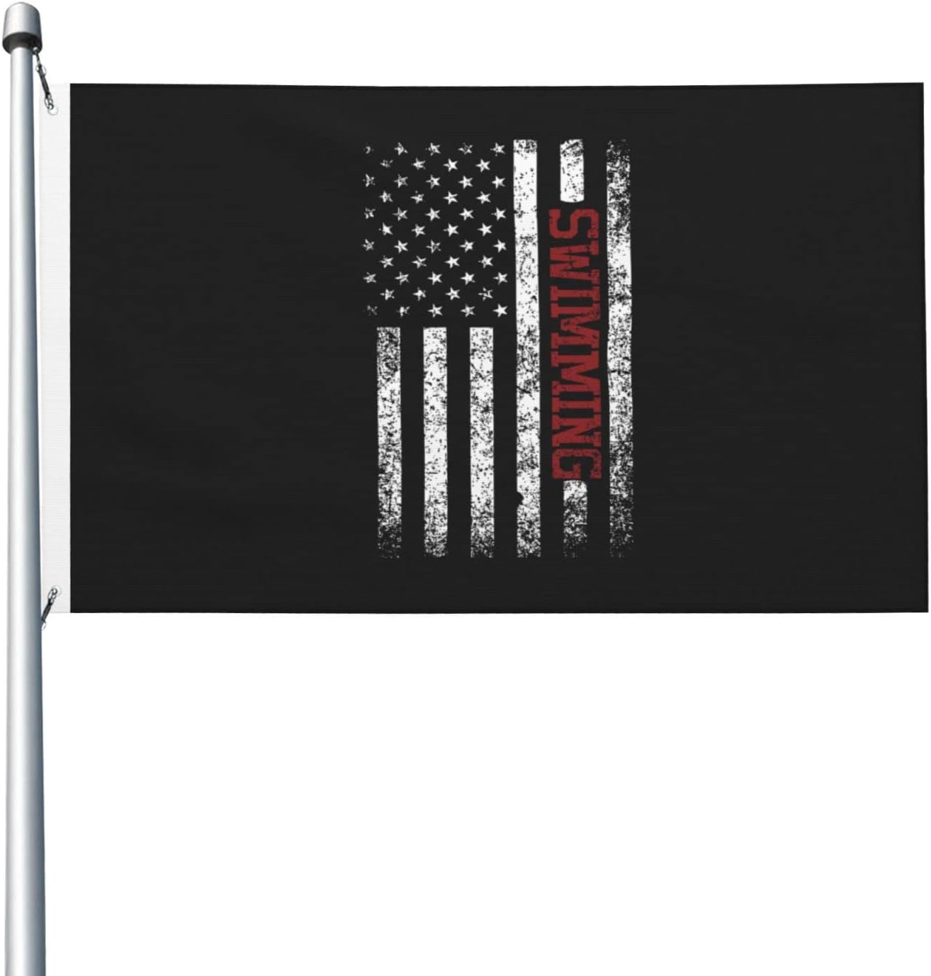American Swimming Flag Swimmer Flag 3x5 Ft Outdoor Decoration Banner ...