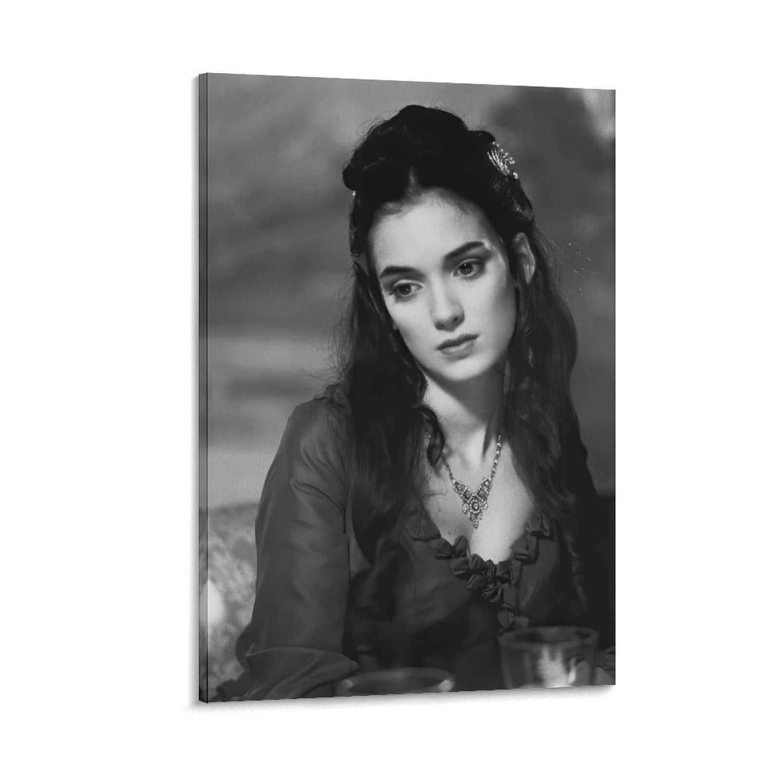 American Television Actresses Winona Ryder Black And White Sexy Poster ...