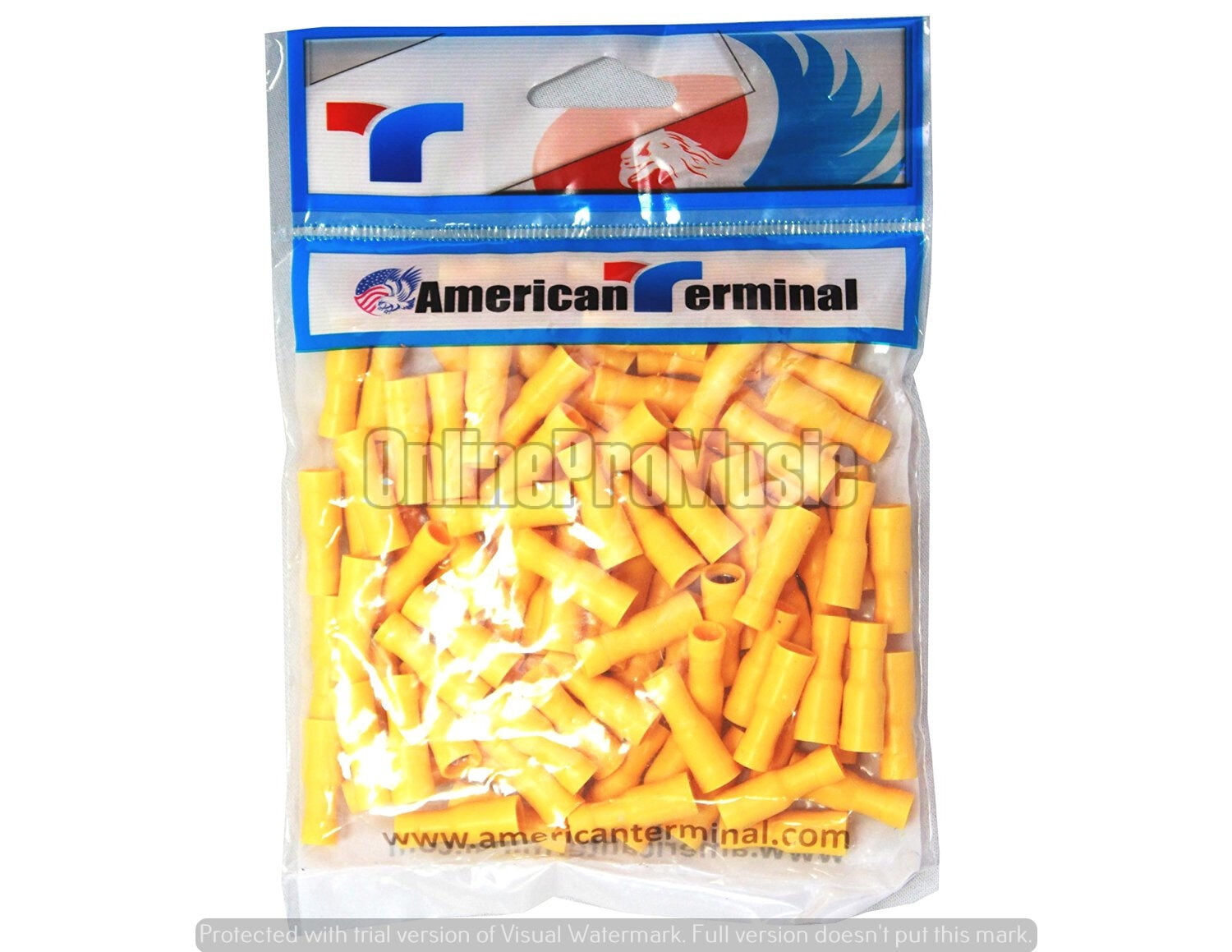 American Terminal E-BVLFYV-100 10/12 Gauge Vinyl Female Yellow ...