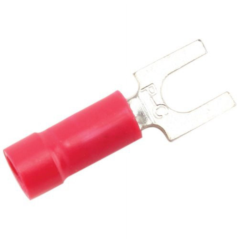American Terminal ISR8-100 Vinyl Fork Terminals (Red) - Walmart.com