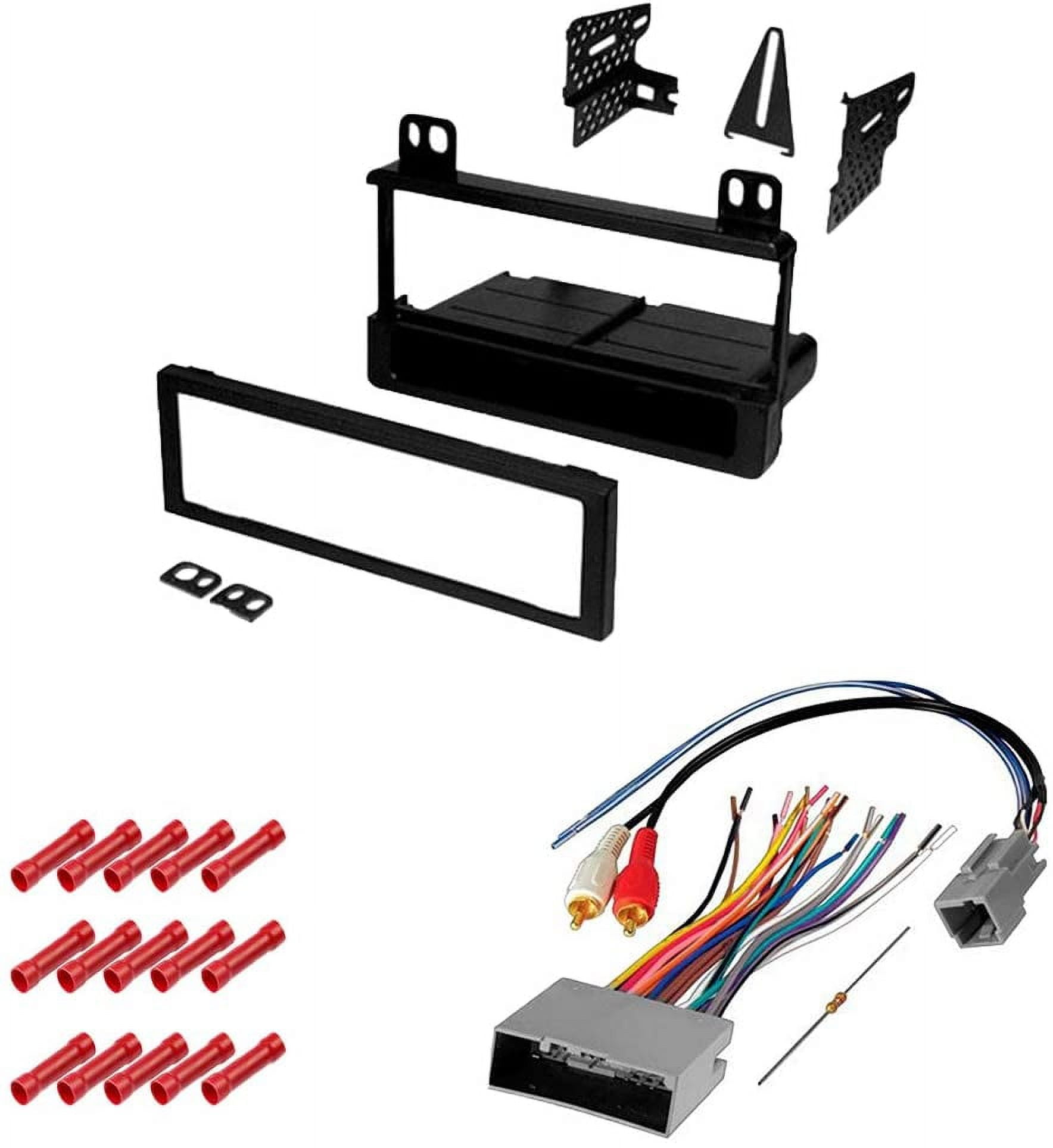 American Terminal KIT5802 Single Din Car Stereo Dash Kit + Harness Ford ...