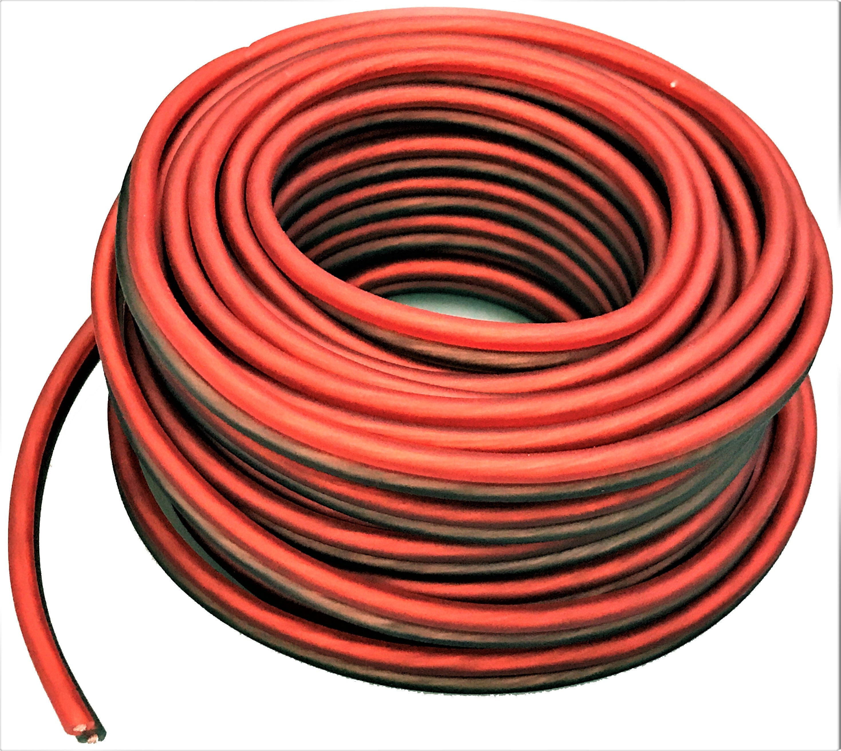 American Terminal SWS12R25 Speaker Wire Marine Red/ Black 25 Ft True 12 ...