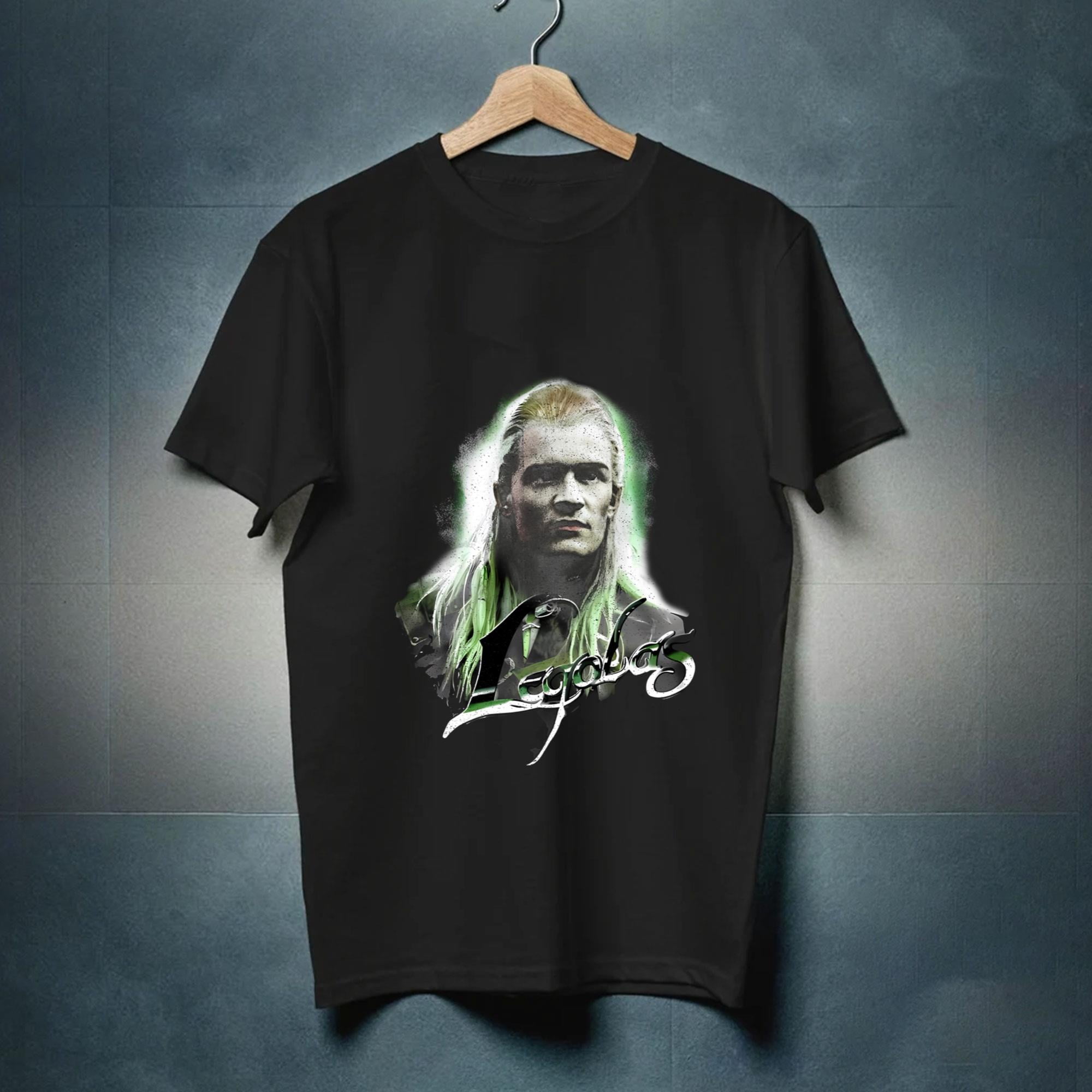 American Thrift X The Lord Of The Rings Legolas Heavyweight Vintage T ...