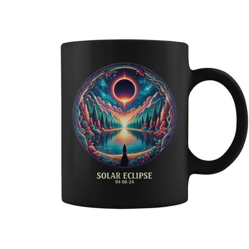American Totality April 8 2024 Mystic Total Solar Eclipse Coffee Mugs ...
