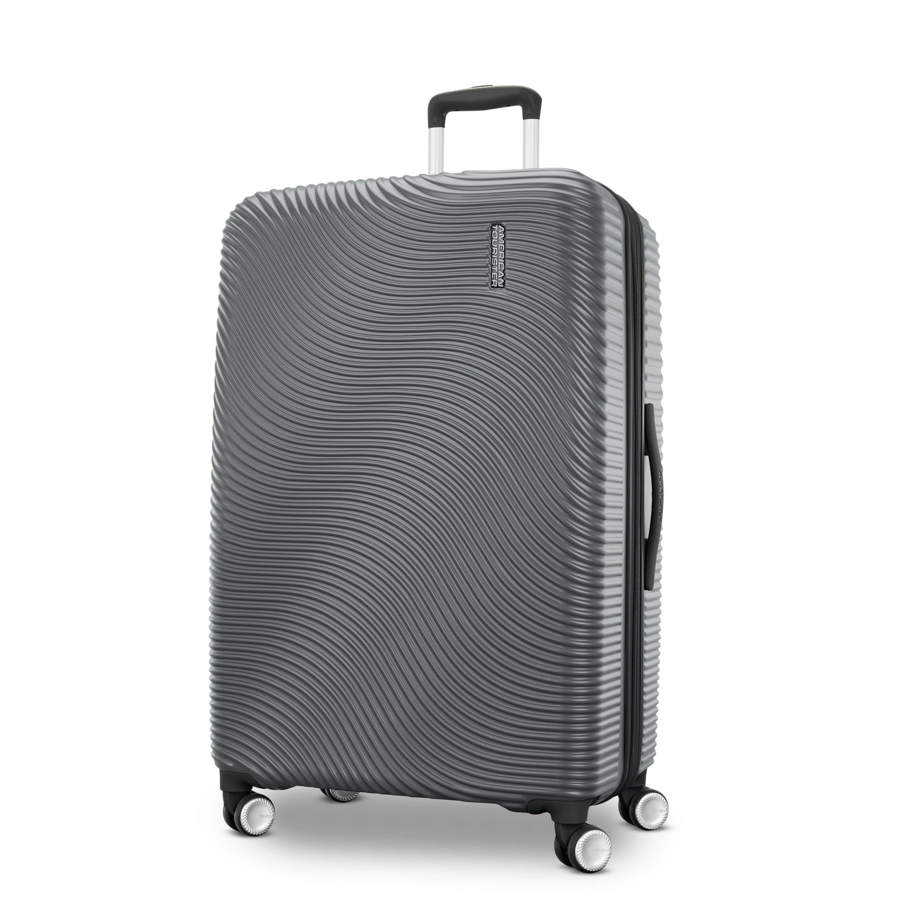 American Tourister Color Waves Large Checked Expandable Luggage ...