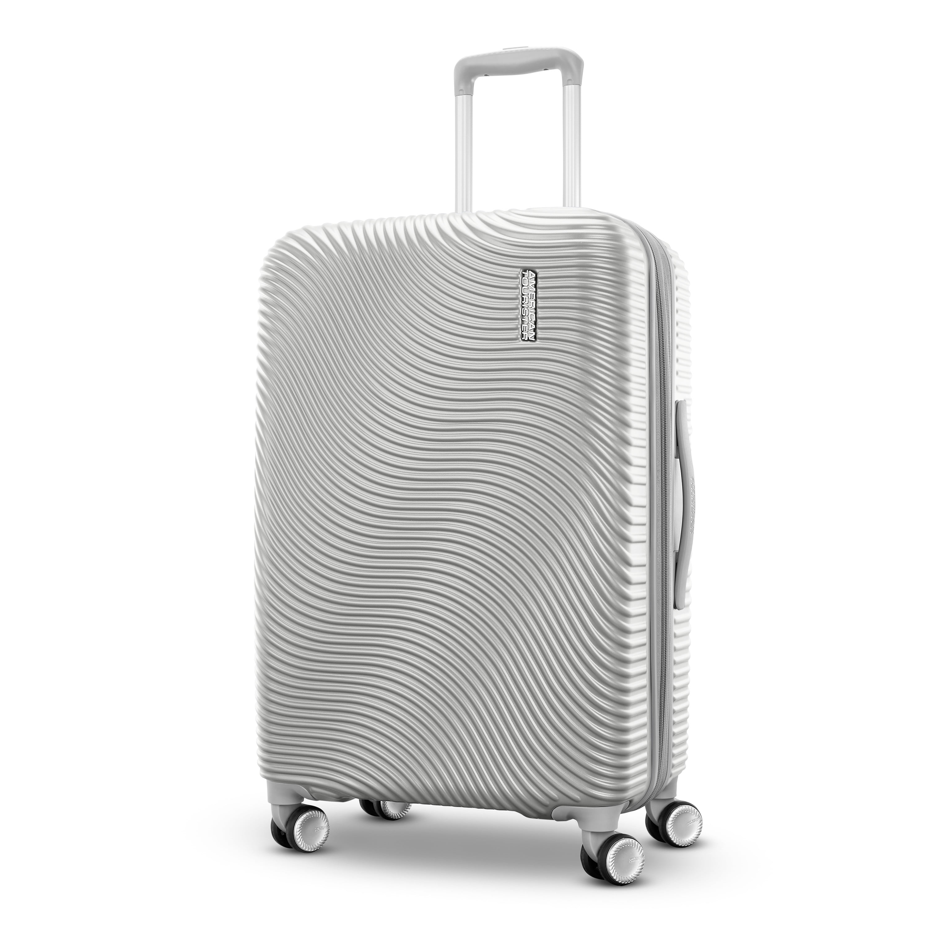 American Tourister Color Waves Medium Checked Expandable Luggage ...