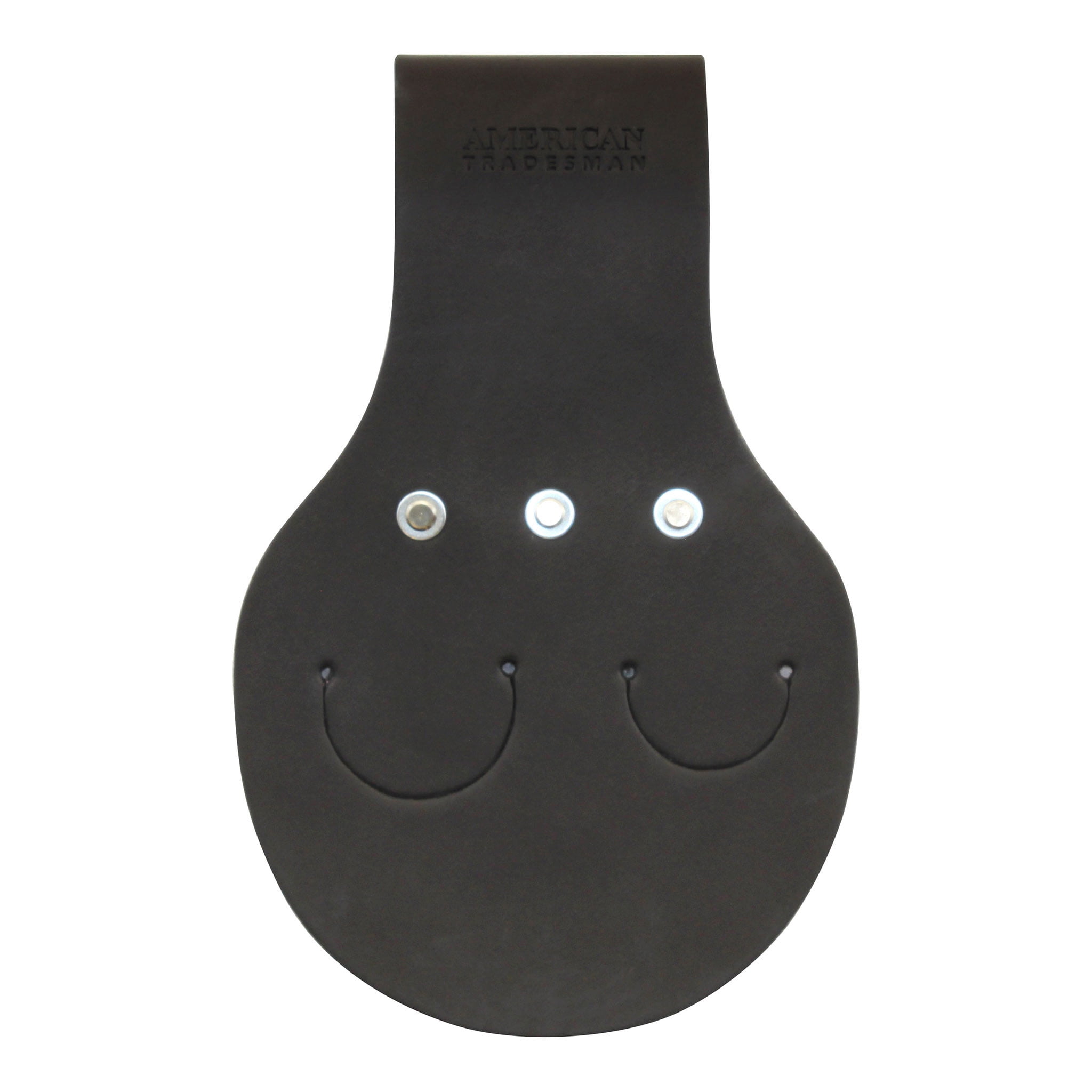 American Tradesman 535BK - Iron Worker's Top Grain Black Leather Spud ...