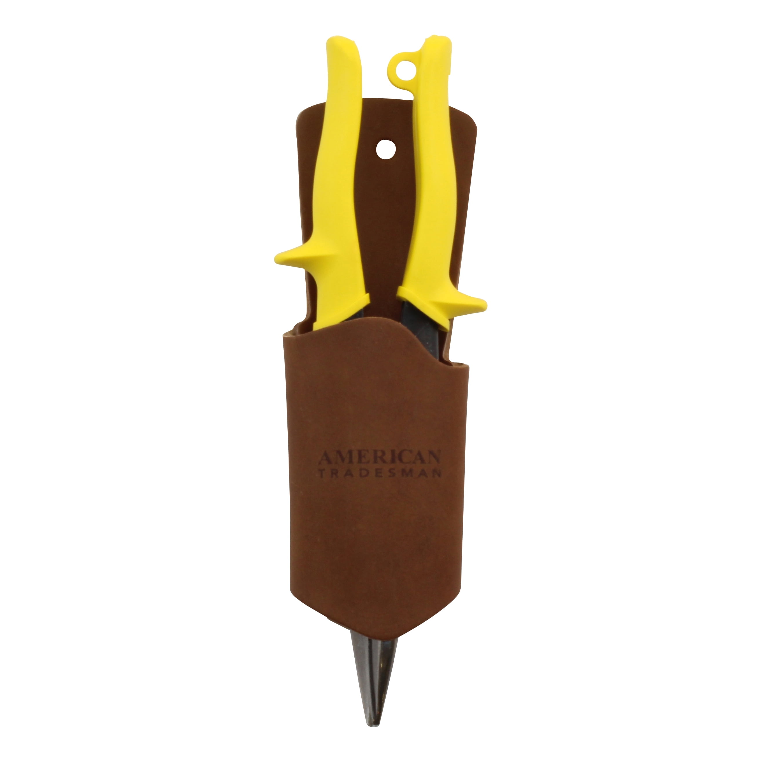 American Tradesman 635BN - Top Grain Brown Leather Aviation Snip Holder ...