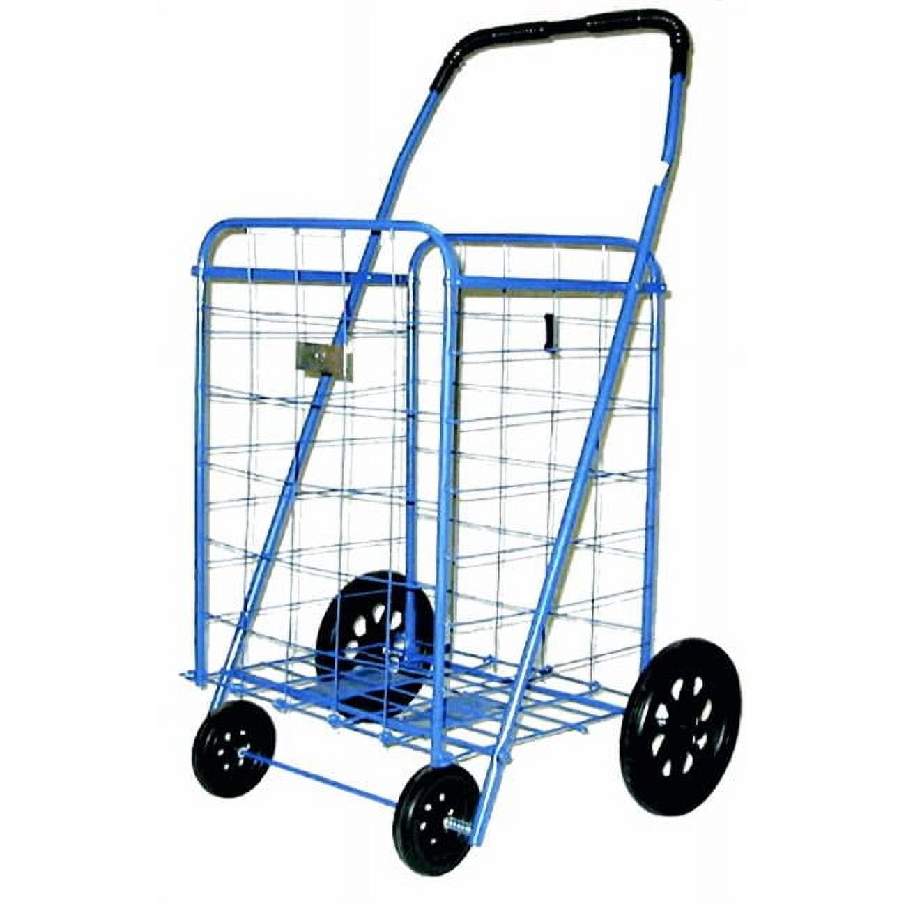 American Trading House Inc. -Large Shopping Cart in Blue - Walmart.com