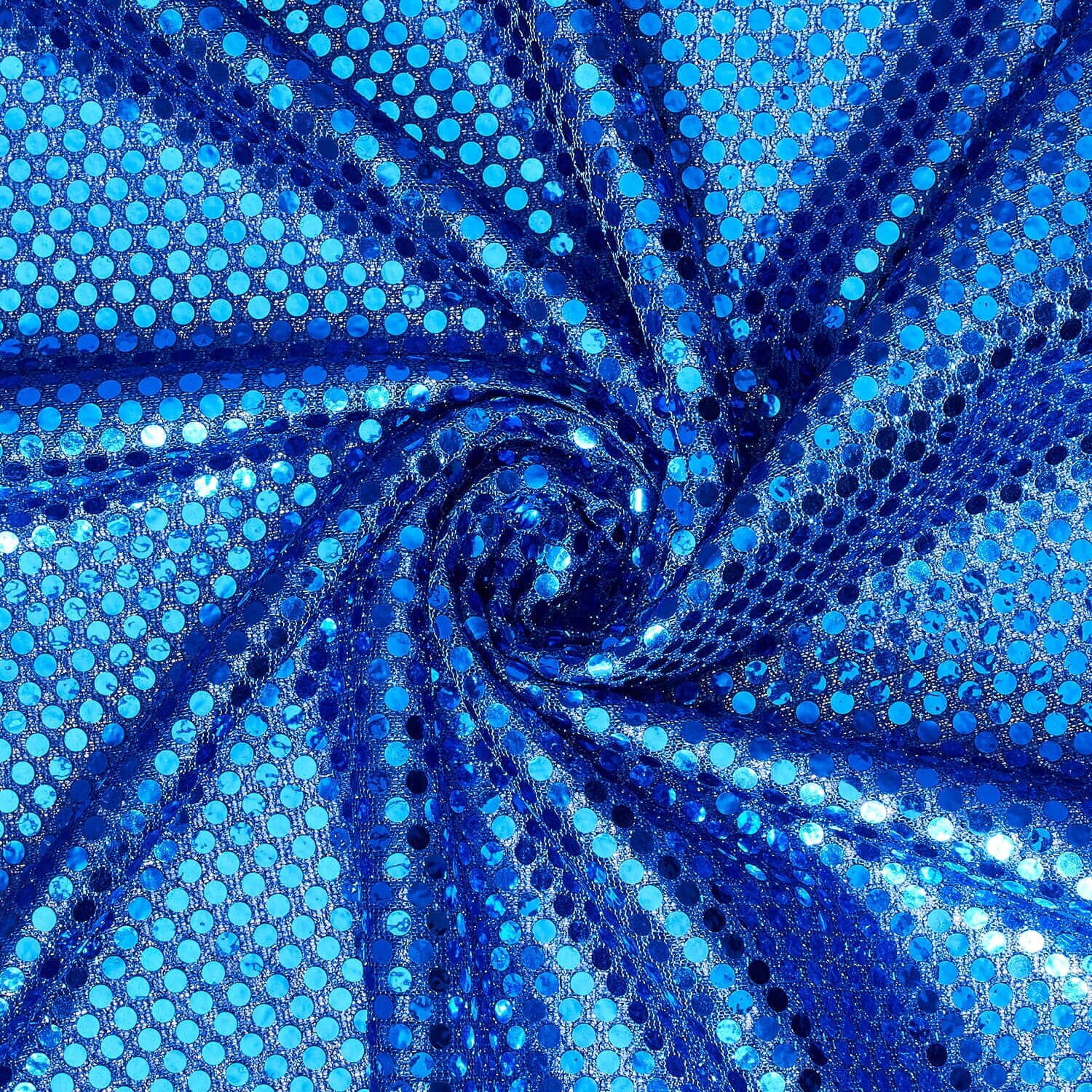 American Trans Circle Knit Confetti Dot Sequins 43/44" Polyester PET ...