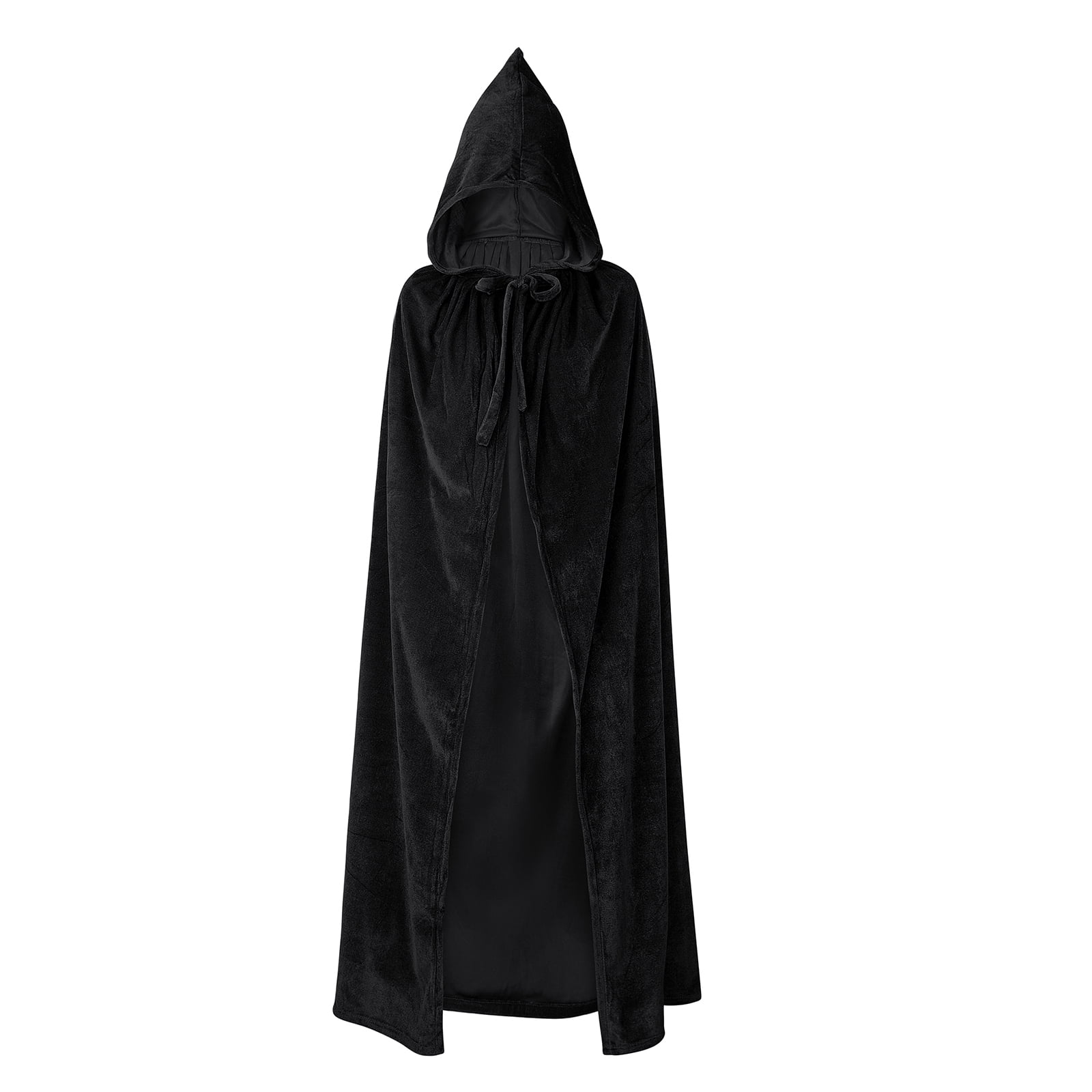 Ponceau Adults Hooded Cloak Plus Size Velvet Halloween Cape for Women ...