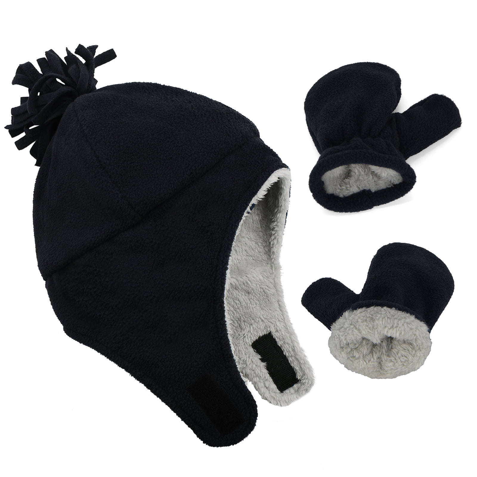 Kids Orange Hat EDTREK Youth Reversible Tech Beanie Hat - Boys Girls ...