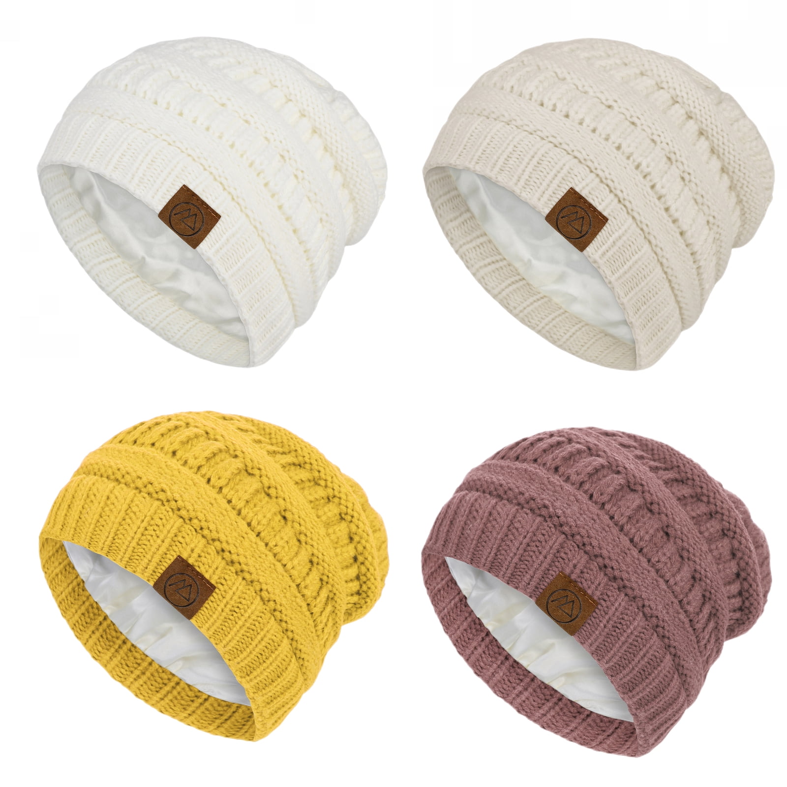 American Trends Beanies Warm Winter Beanie for Women Knit Hats for Women Thick Soft Hat Slouchy ...