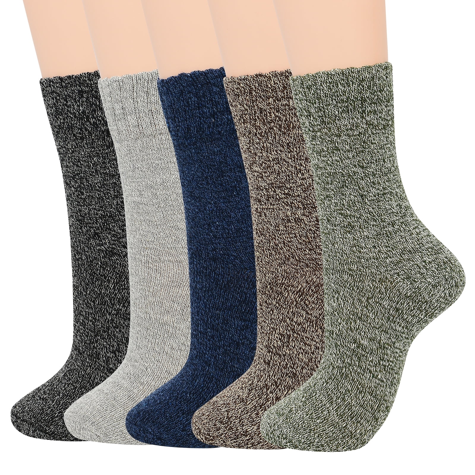 American Trends Merino Wool Socks for Women, Cozy Thermal Crew, Soft ...