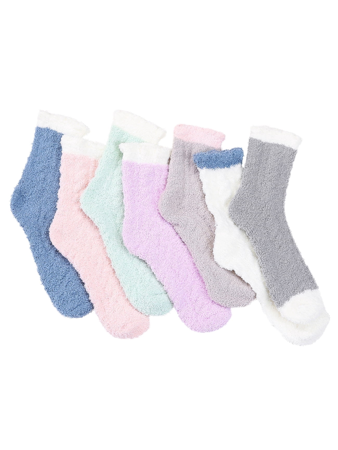 American Trends Comfy Long Thick Warm Cozy Winter Slipper Socks for ...