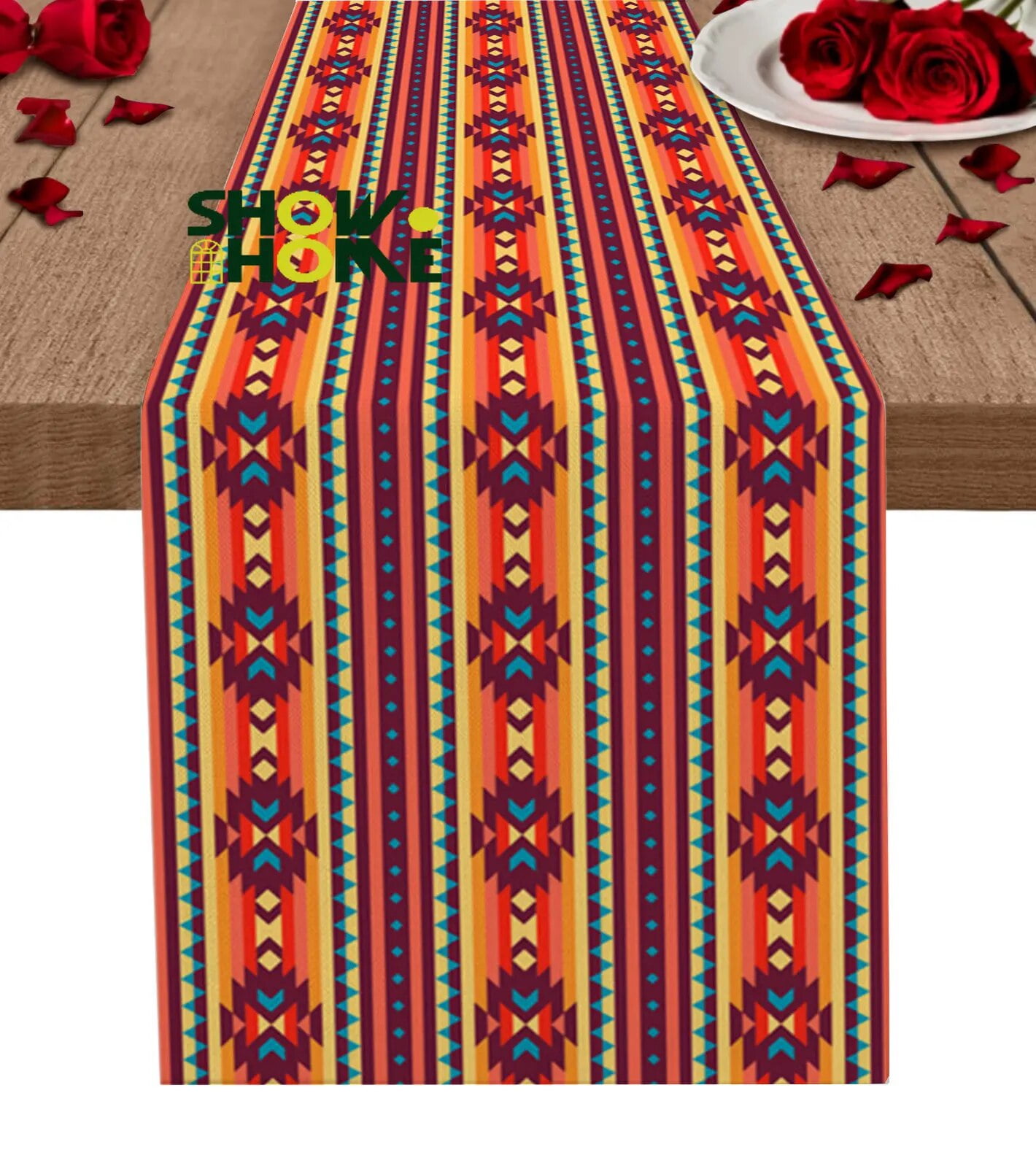American Tribal Pattern Table Runner Wedding Coffee Table r Tablecloth ...