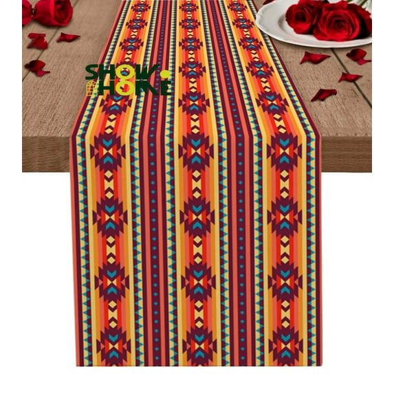 American Tribal Pattern Table Runner Wedding Coffee Table r Tablecloth ...