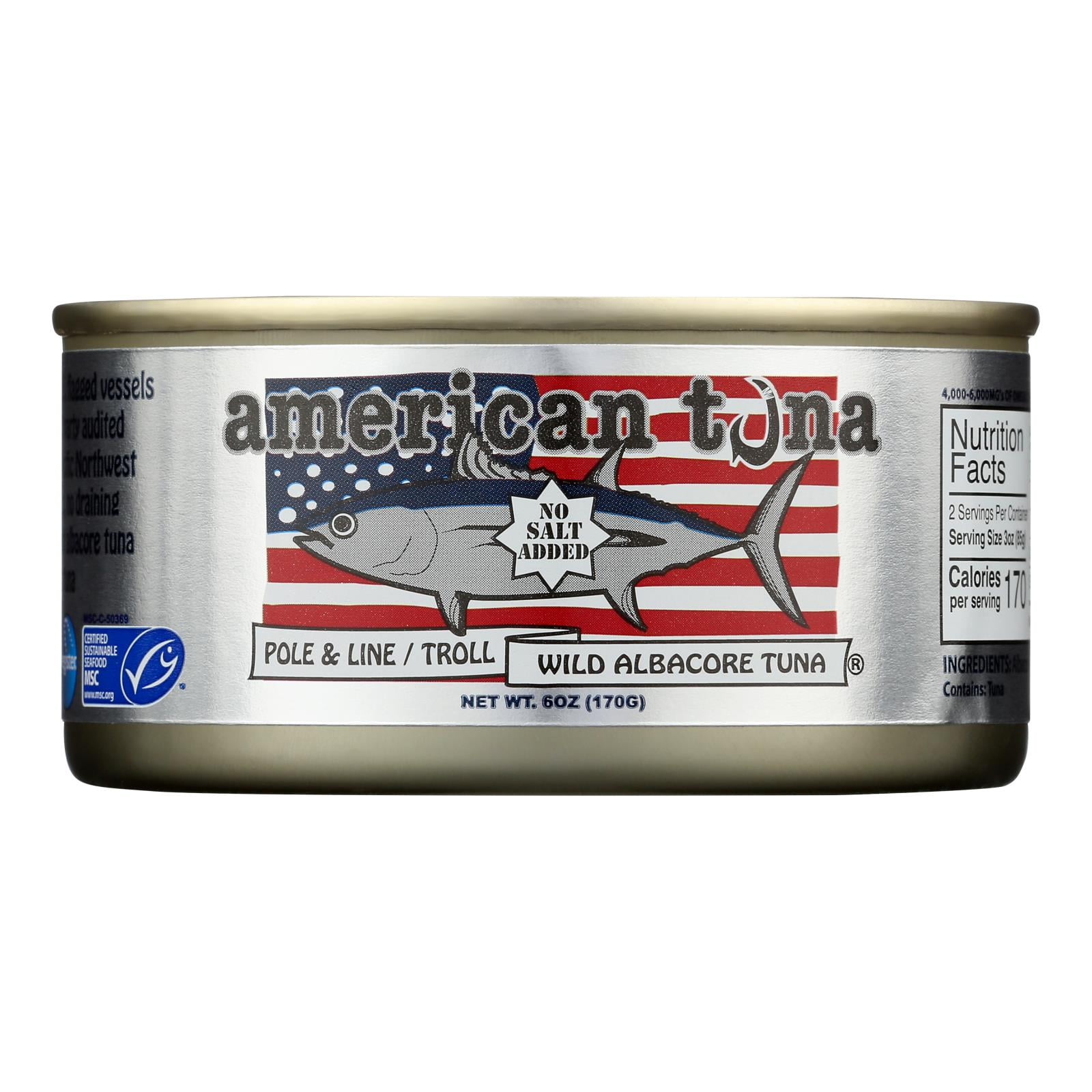 American Tuna - Tuna Wild Albacore - Case of 12-5 Ounces - Walmart.com