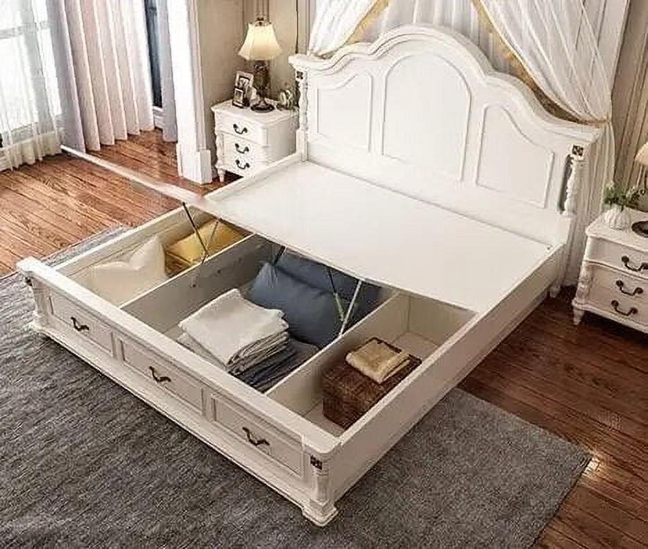 American Type Double Bed Master Bedroom Modern Contracted Wedding Bed ...