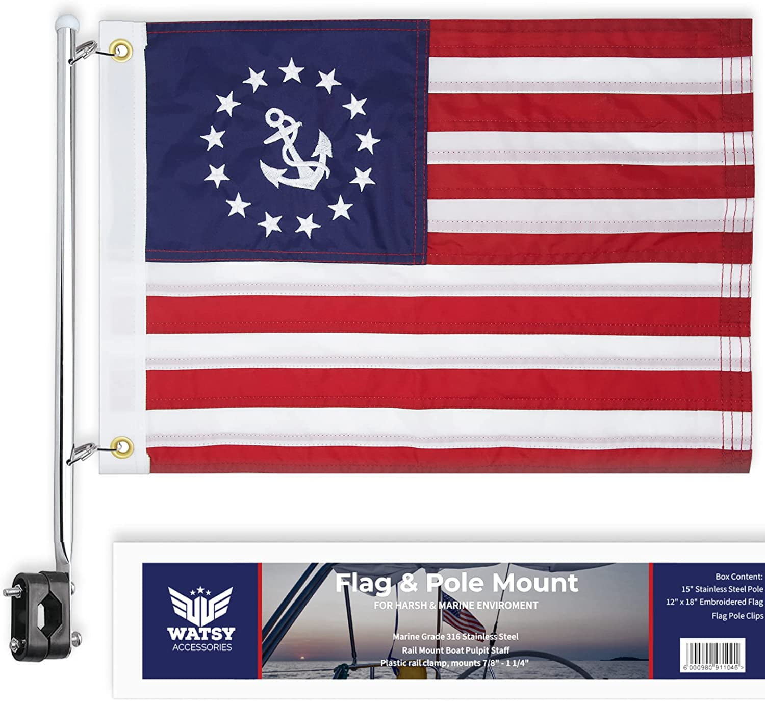 American Flag Golf Cart