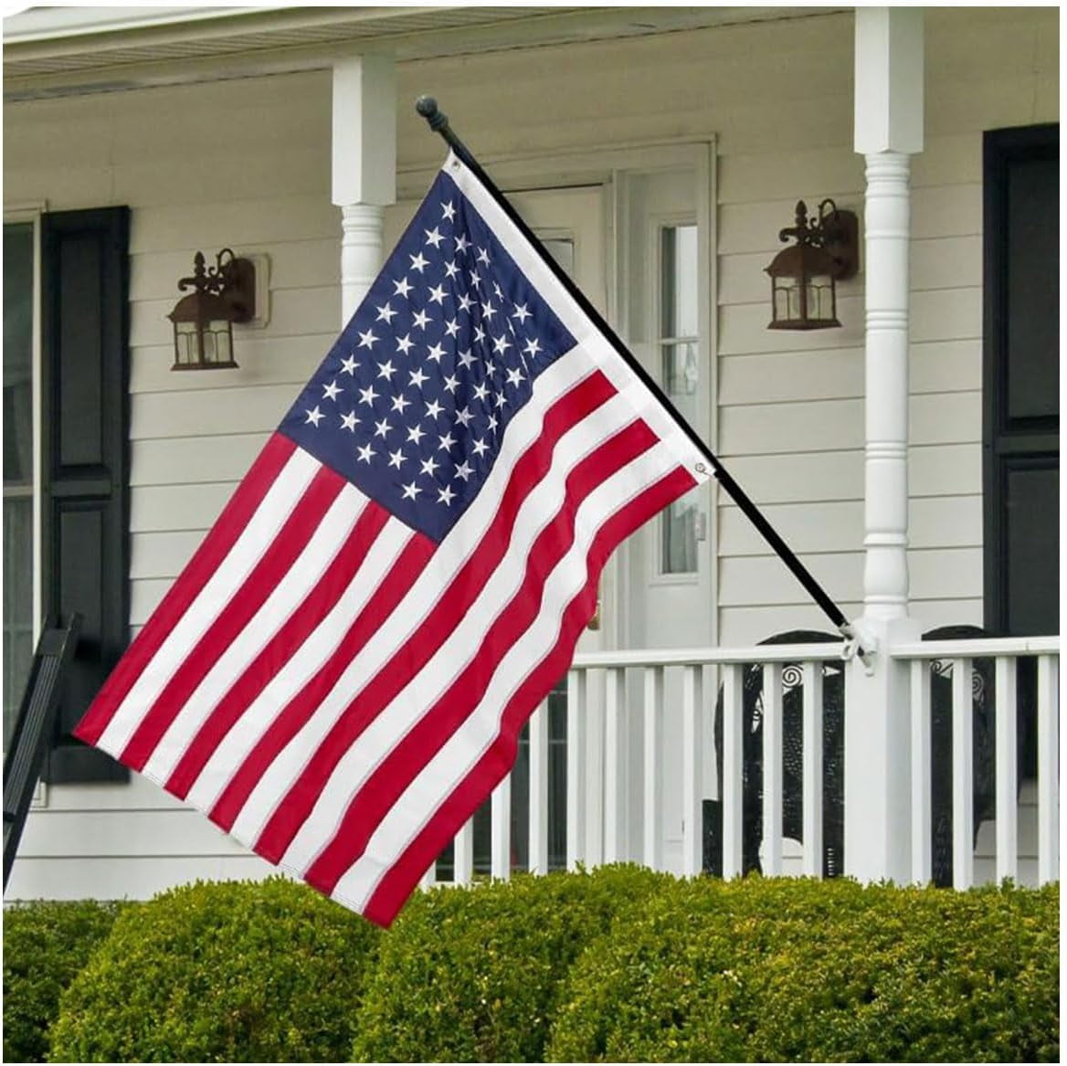 American USA Pleated Fan Flag, 2x4 Feet USA Bunting Decoration Flags ...