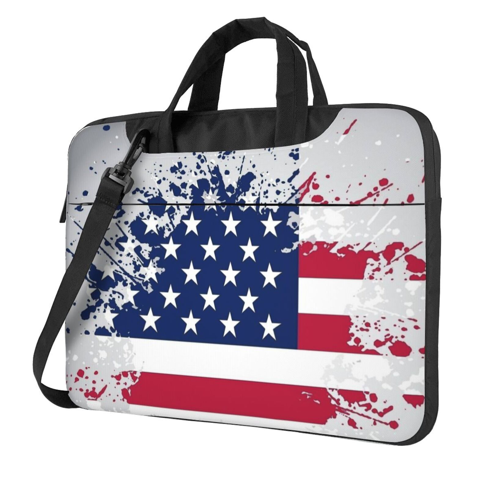 American Us Flag Sleek Durable Laptop Bag Laptop Case Computer Notebook ...