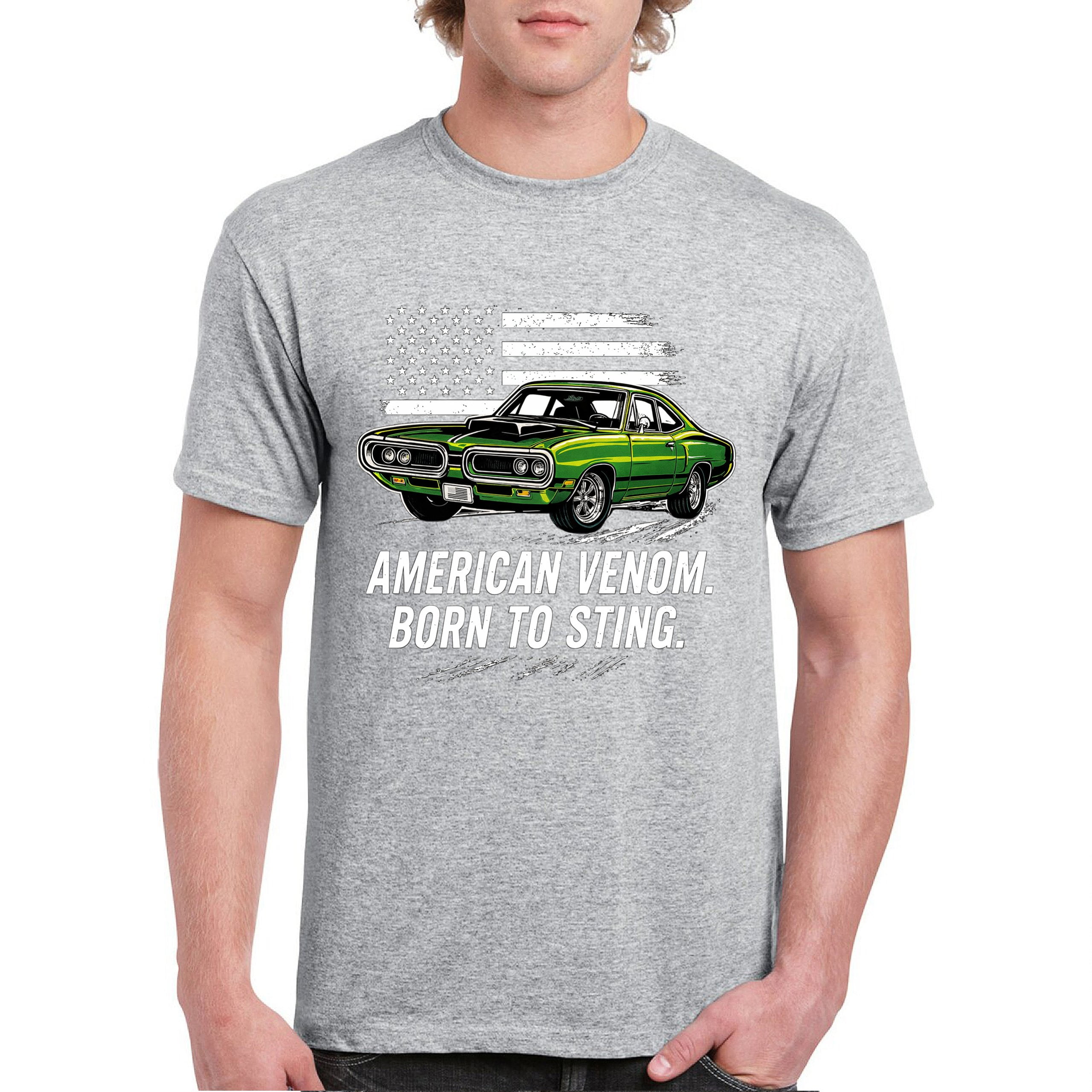 American Venom Muscle Car T-shirt RT Street Racing V8 V12 Perfomance ...