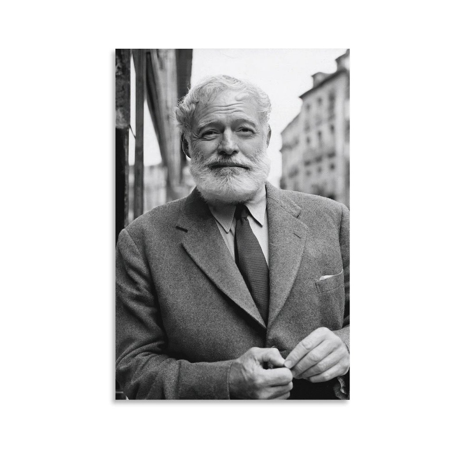 American War Correspondents Ernest Hemingway Poster Canvas Poster Wall ...