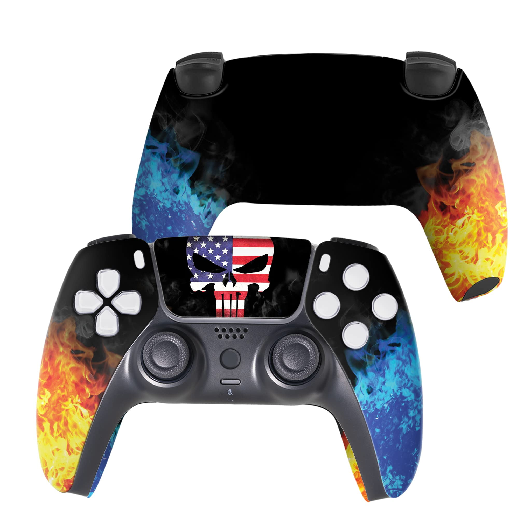 American Warrior Custom PS-5 Controller Wireless compatible with Play-Station 5 Console by BCB ...