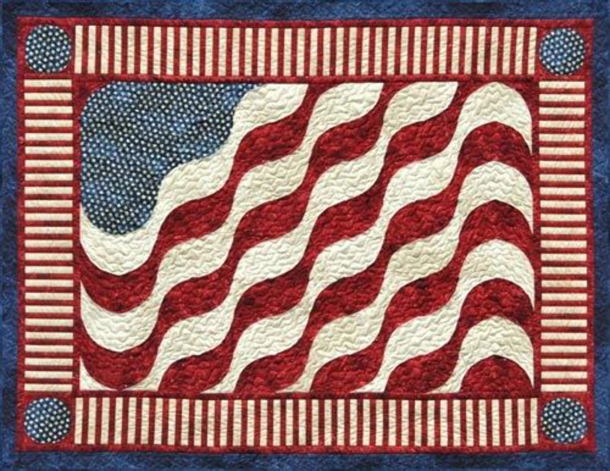American Wave Quilt Pattern - Walmart.com