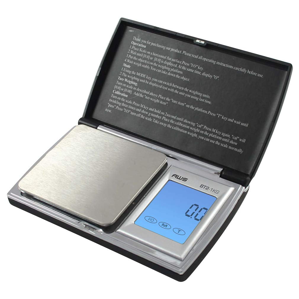 American Weigh Scales BT2 Series Digital Pocket Weight Scale 1kg x 0.1g ...