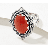 American West Sterling Silver Unique Red Jasper Ring Size 10 - Walmart.com