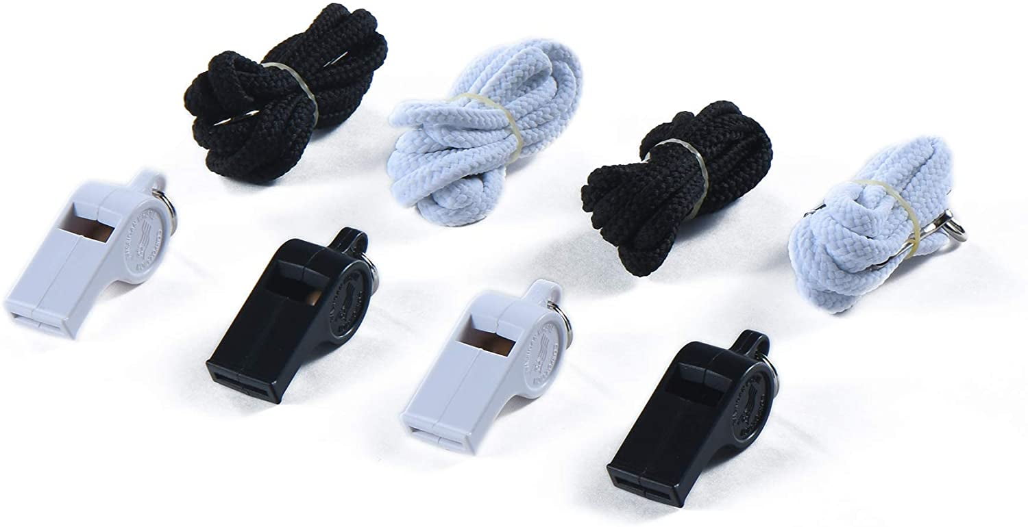 American Whistle Corporation - 126 dB Plastic Black and White Referee ...