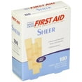 Dukal American White Cross Adhesive Bandage, 3/8 x 1.5 in, sterile ...