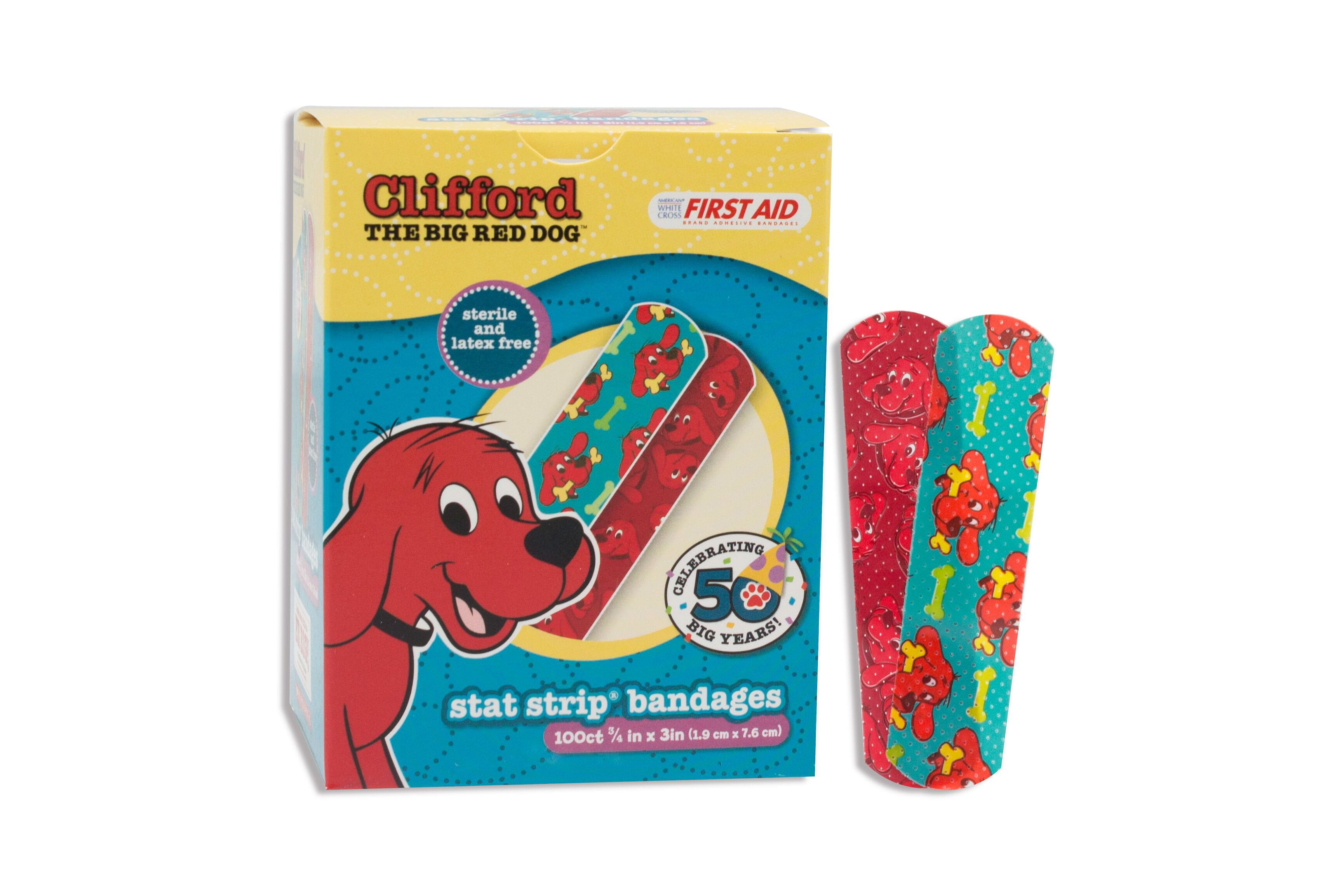 American White Cross Stat Strip Clifford the Big Red Dog Adhesive Strip ...