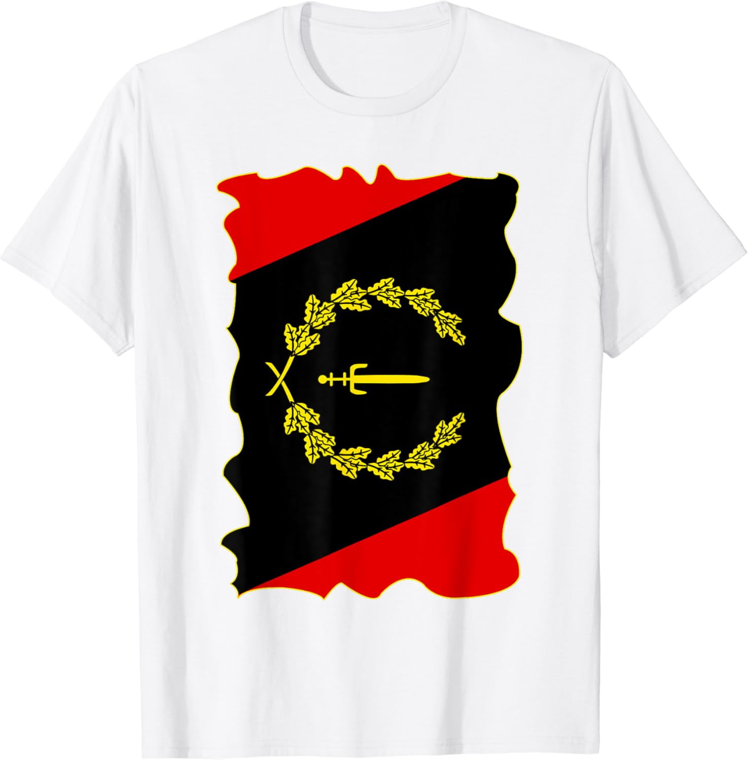 American White Heritage Flag American African Heritage Flag T-Shirt100 ...