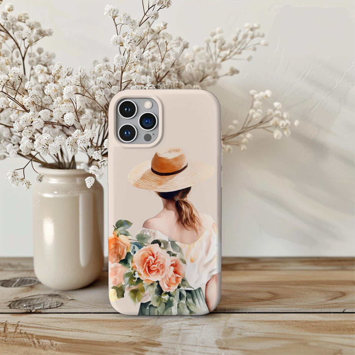 American Woman Relaxing Phone Case Compatible with iPhone 11 to 16 Pro ...